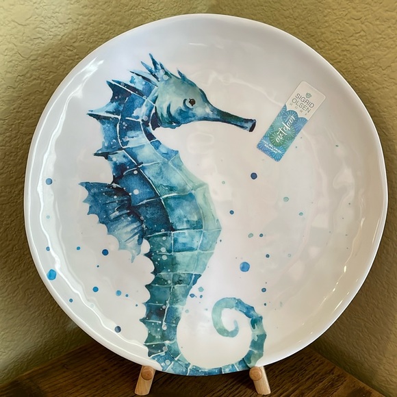 Sigrid Olsen | Dining | Nwt Sigrid Olsen Melamine Sea Horse Serving ...